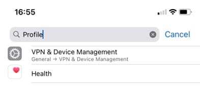 Mobile Device Enrolment - iPhone