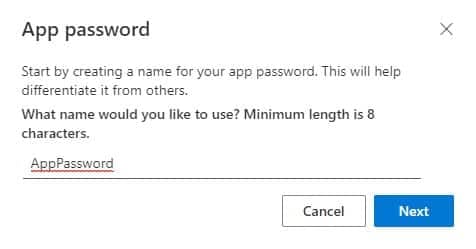 How to setup a Microsoft 365 App Password